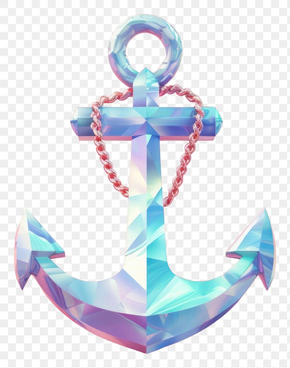 PNG Crystal holographic anchor electronics | Premium PNG - rawpixel