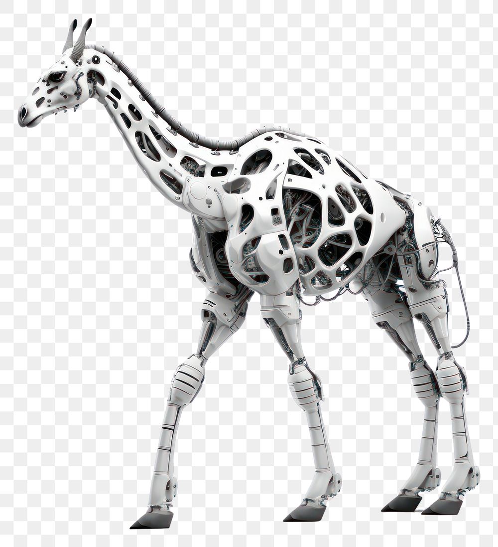 PNG Cyborg giraffe wildlife drawing | Free PNG - rawpixel