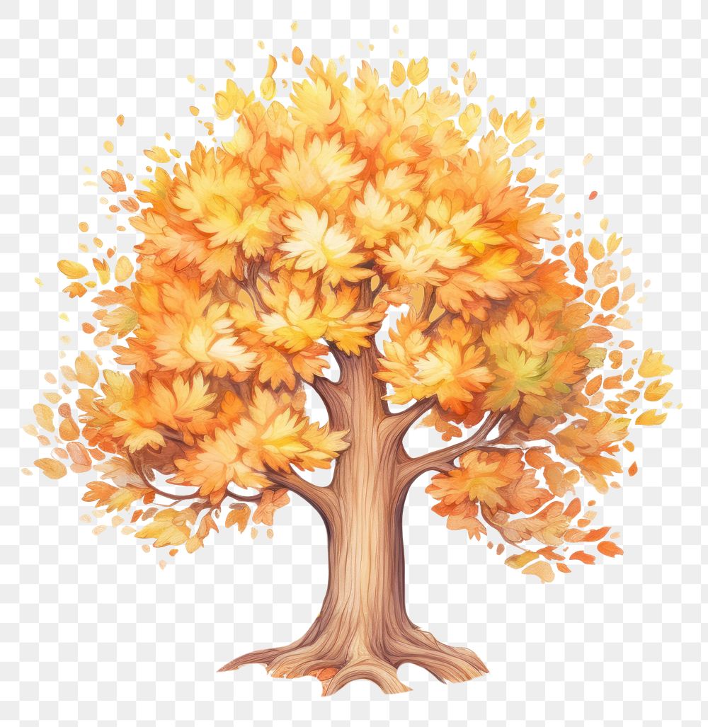 PNG Autumn tree drawing sketch | Premium PNG - rawpixel