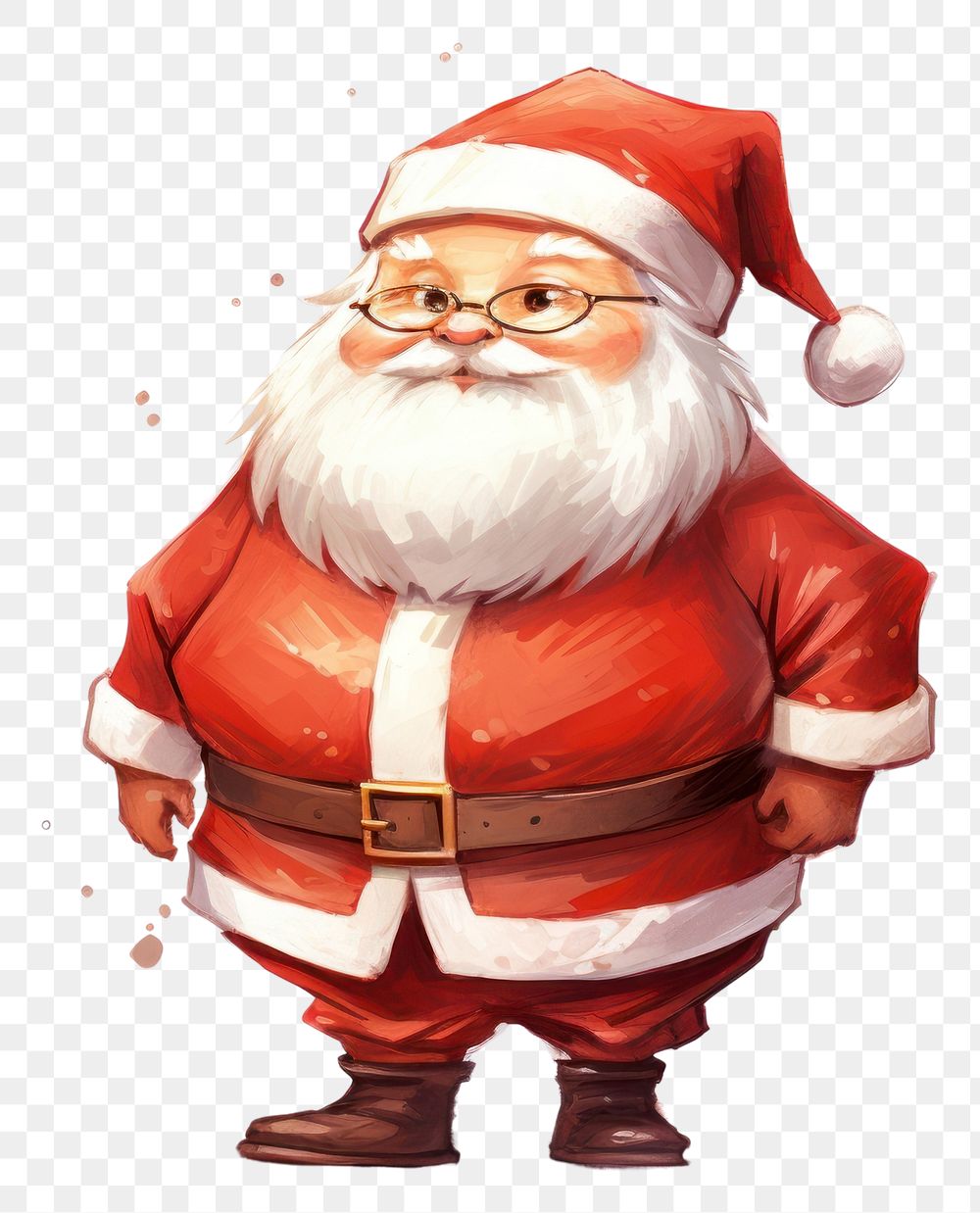 PNG Chubby santa claus christmas | Free PNG - rawpixel