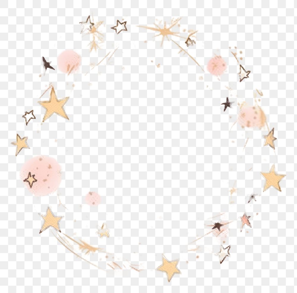 PNG Star confetti pattern art. | Free PNG - rawpixel