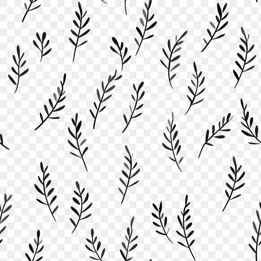PNG Leaf pattern backgrounds plant. | Premium PNG - rawpixel