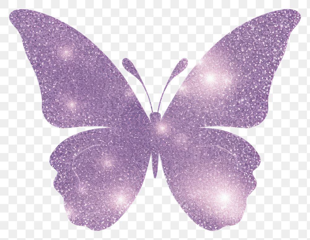 PNG Butterfly icon purple glitter | Free PNG - rawpixel