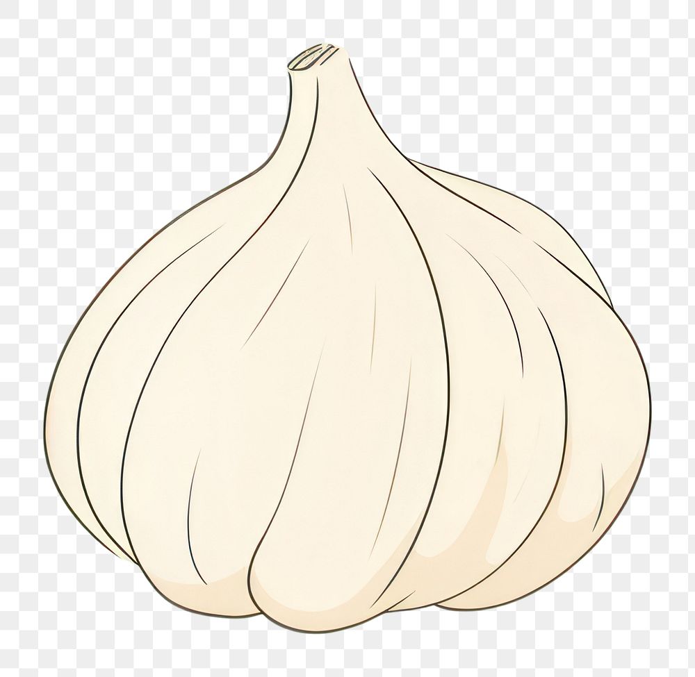 PNG Garlic vegetable cartoon food. | Free PNG - rawpixel