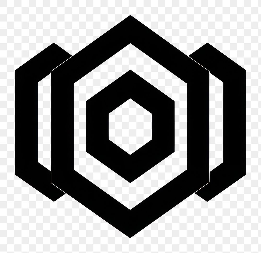 PNG Square logo shape black | Free PNG - rawpixel