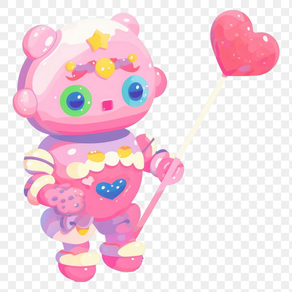PNG robot candy representation confectionery. | Premium PNG - rawpixel