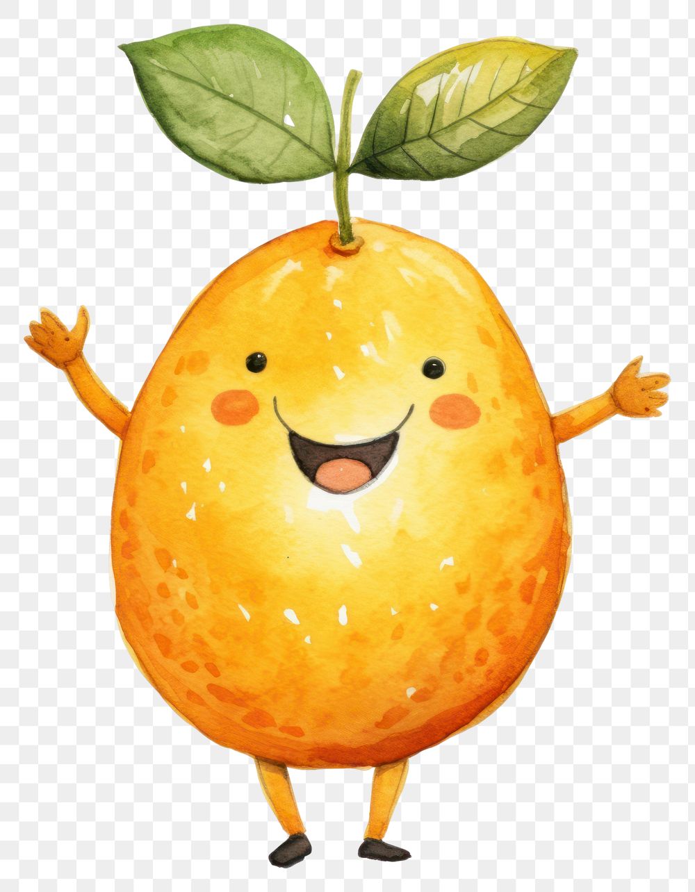 PNG Sliced orange dancing partying | Free PNG - rawpixel