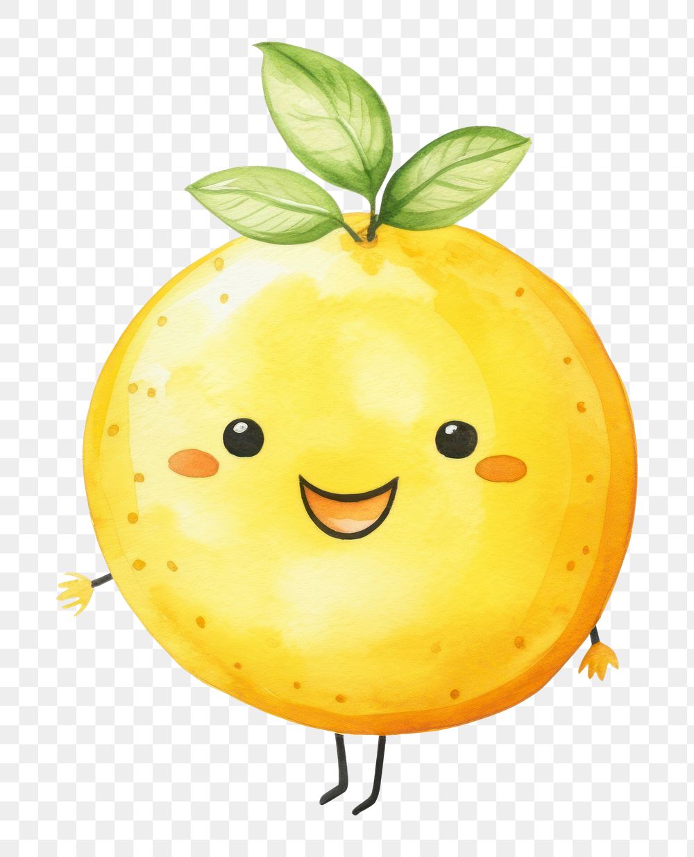 PNG Sliced lemon dancing fruit | Free PNG - rawpixel