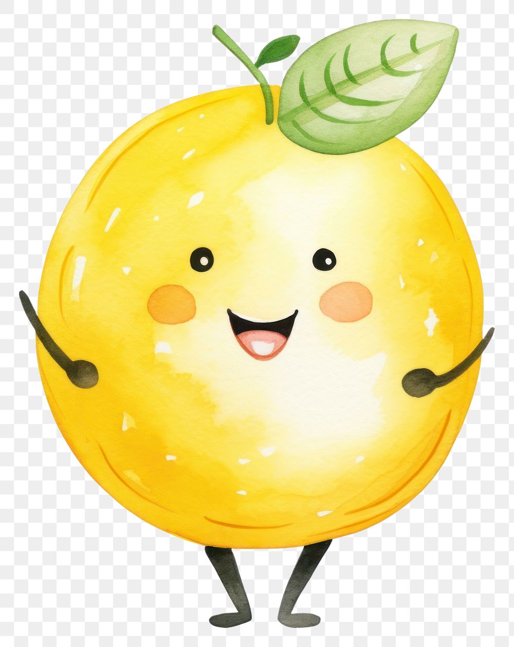 PNG Sliced lemon dancing fruit | Free PNG - rawpixel