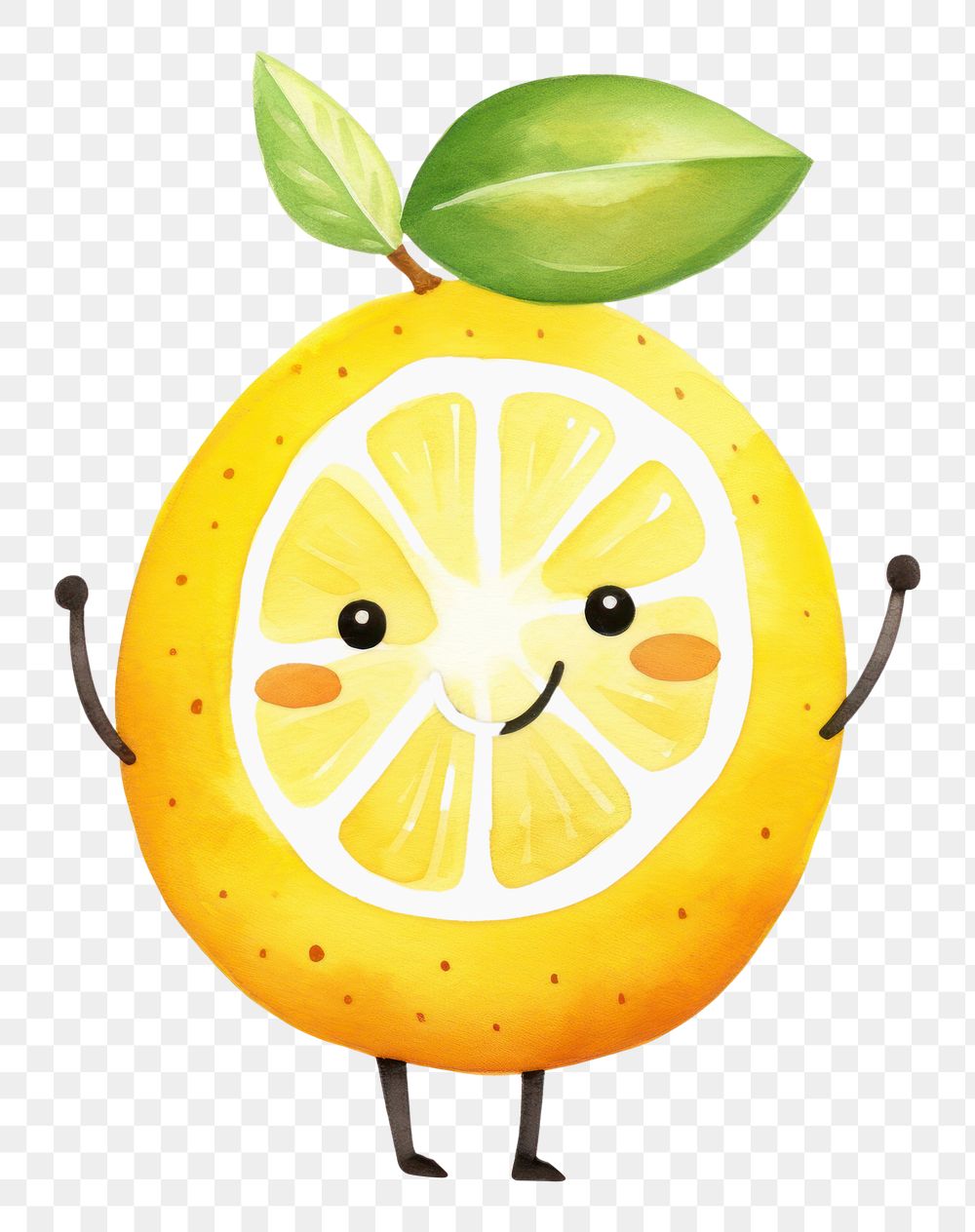 PNG Sliced lemon dancing grapefruit | Free PNG - rawpixel