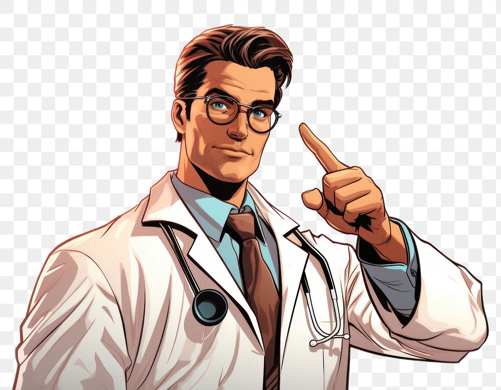 PNG Doctor glasses adult stethoscope | Premium PNG - rawpixel