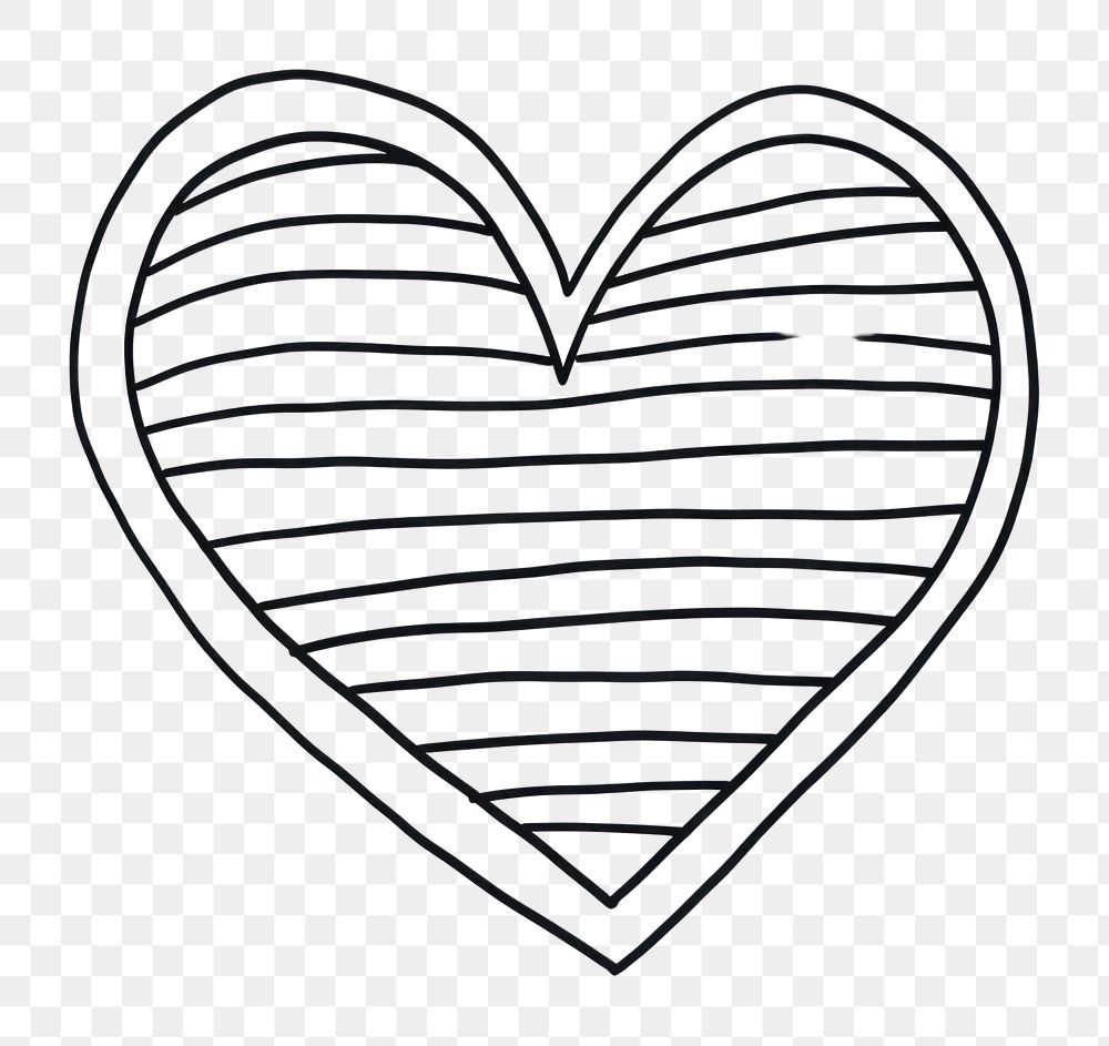 PNG Minimal illustration heart drawing | Free PNG - rawpixel