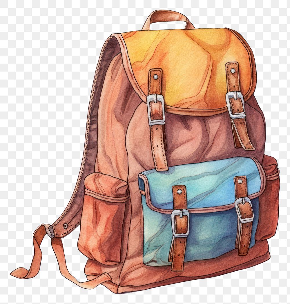 PNG Bagpack school backpack white | Premium PNG - rawpixel