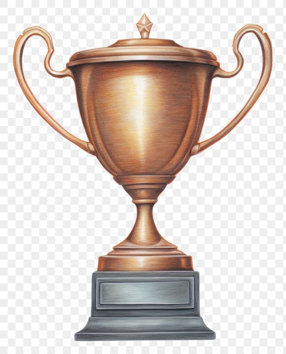 PNG Trophy white background achievement | Free PNG - rawpixel