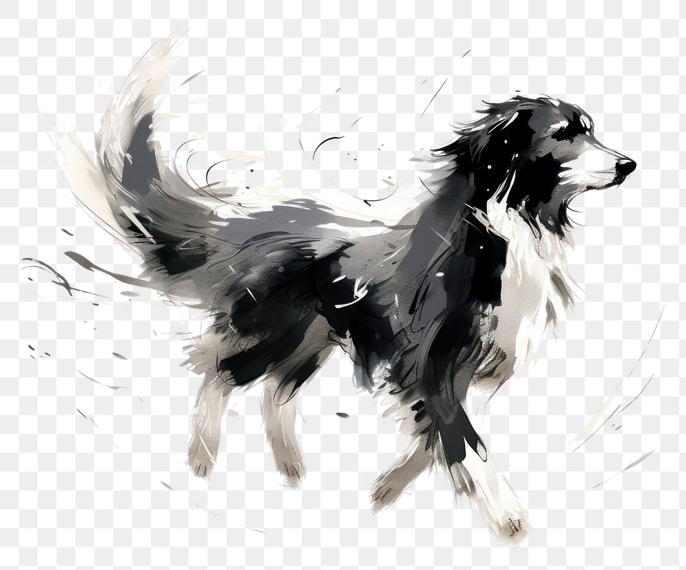 PNG Dog drawing animal mammal. | Premium PNG - rawpixel
