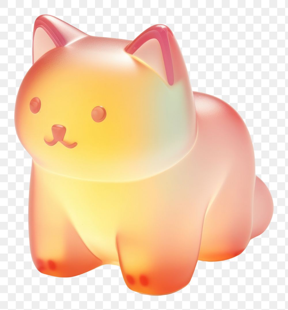 PNG Cute cat representation illuminated | Free PNG - rawpixel