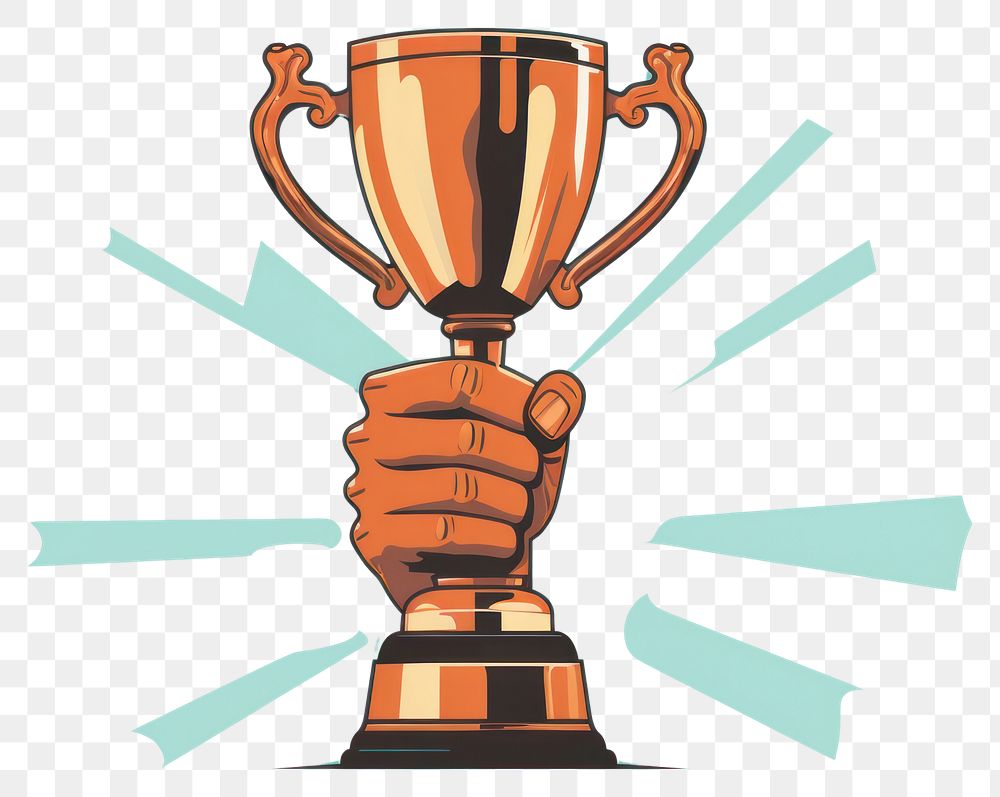 PNG hand holding trophy achievement | Premium PNG - rawpixel
