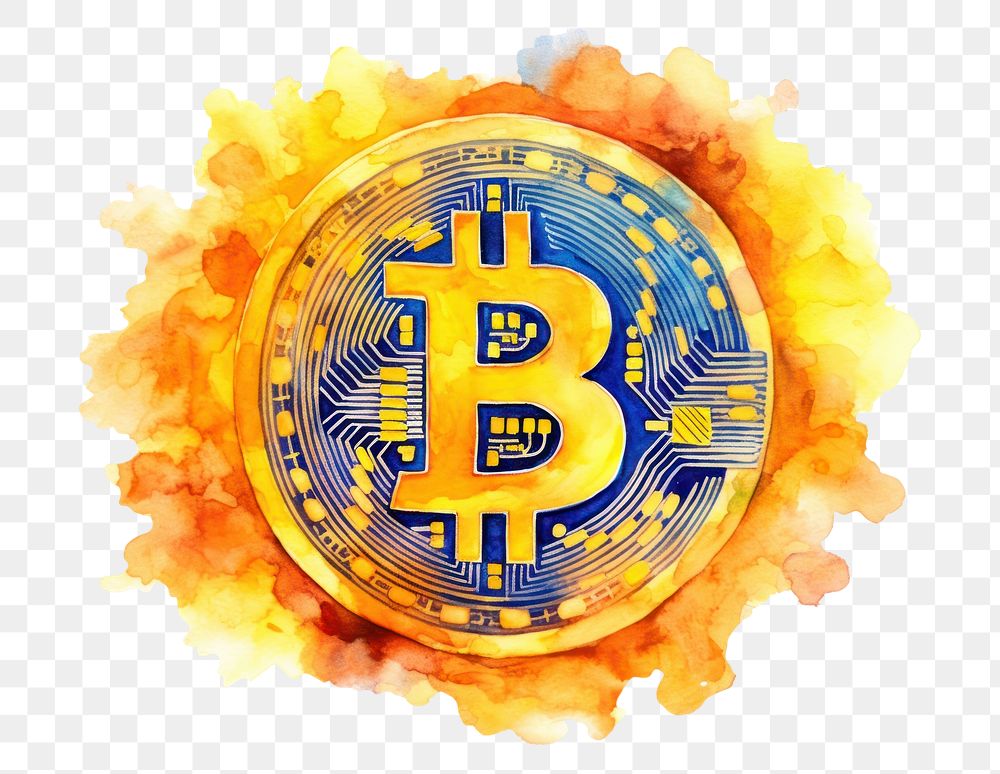 PNG Bitcoin logo circle yellow. | Free PNG - rawpixel