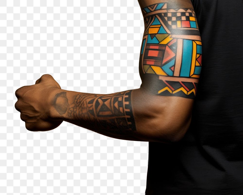 PNG Color tattoo hand arm. | Free PNG - rawpixel