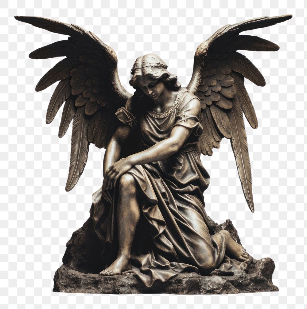 PNG Angle statue sculpture angel. | Premium PNG - rawpixel