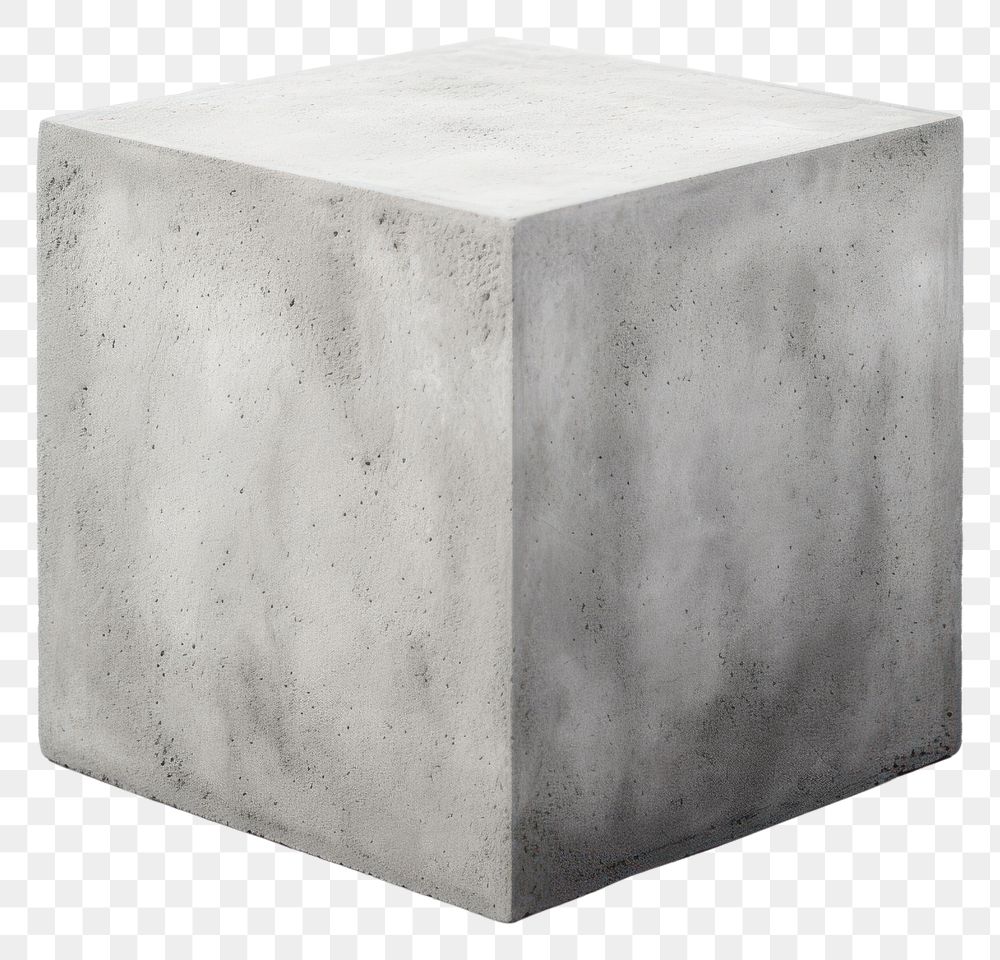 PNG Cube concrete white background | Premium PNG - rawpixel