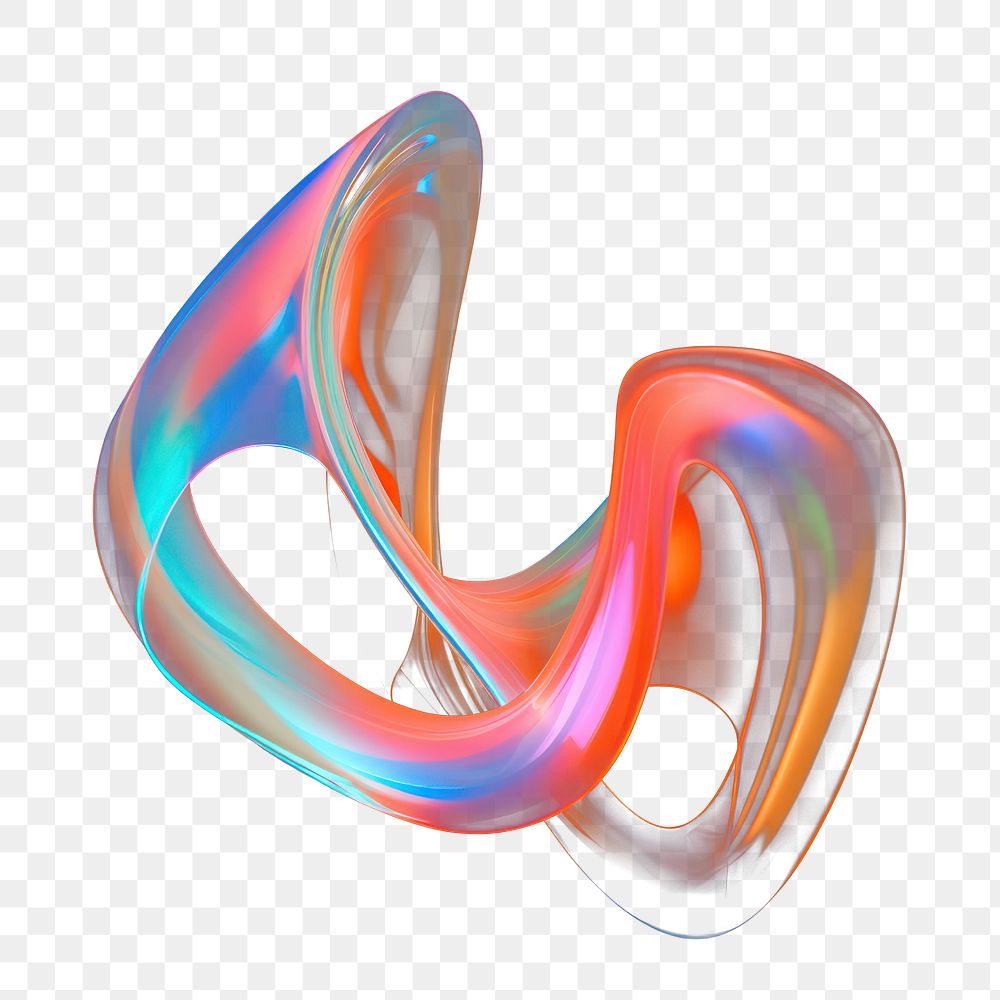 PNG Abstract shape neon art | Free PNG - rawpixel