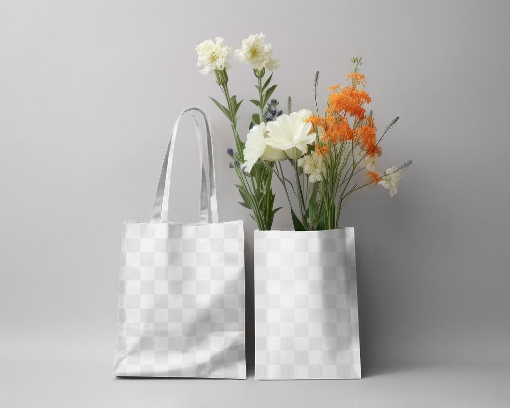 Tote bag png mockup, transparent | Free PNG - rawpixel