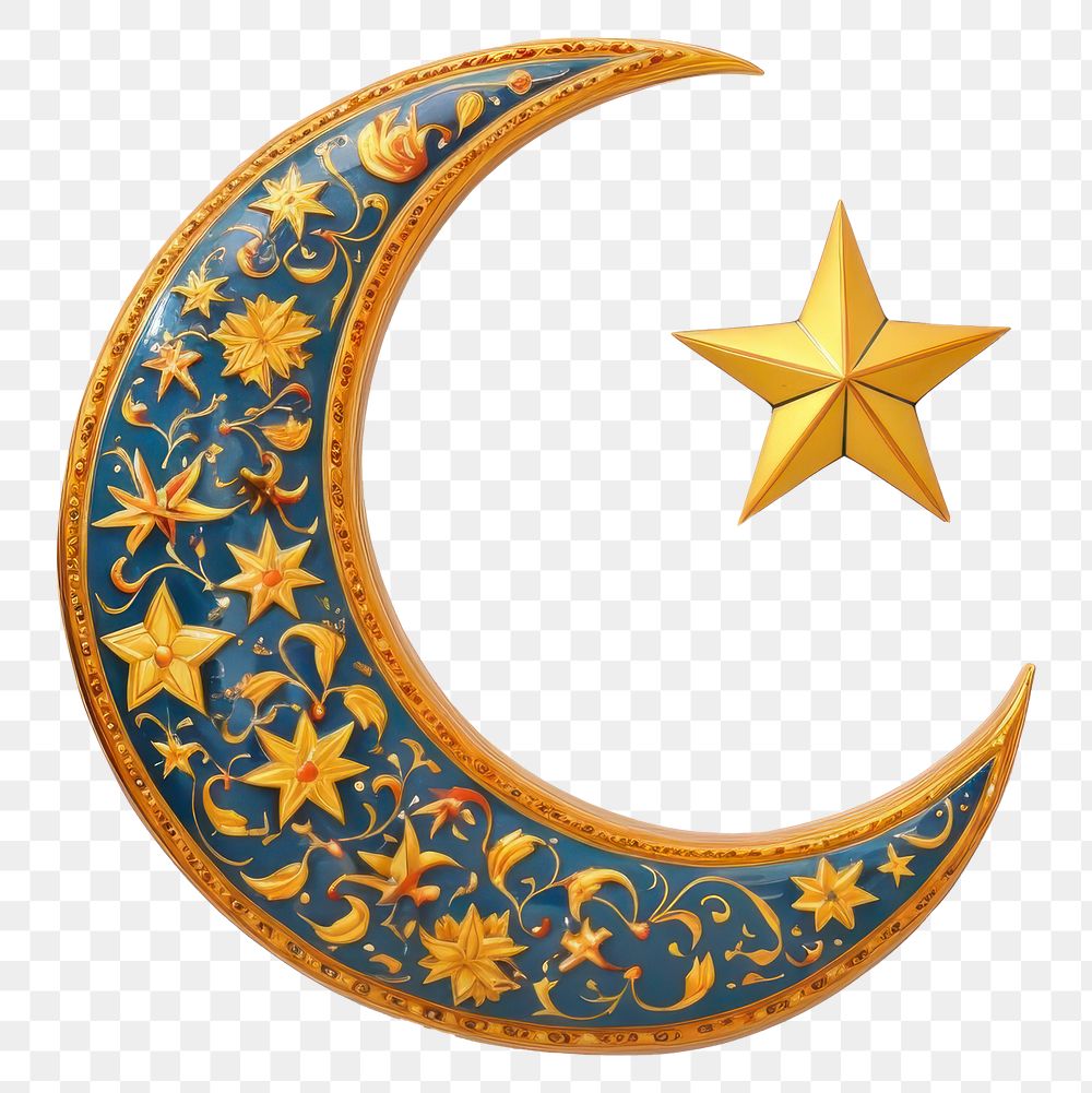 ottoman painting *crescent moon* isolated | Premium PNG - rawpixel