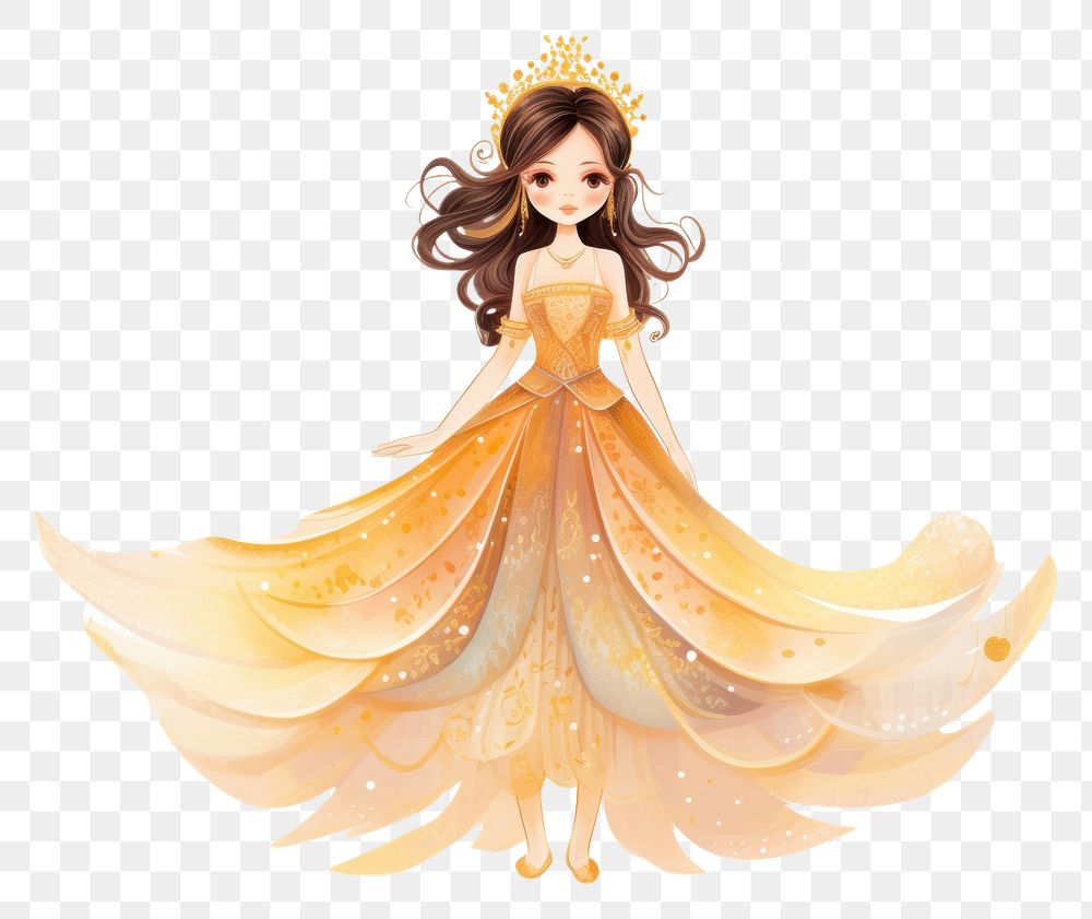 PNG Princess angel gold celebration | Premium PNG - rawpixel