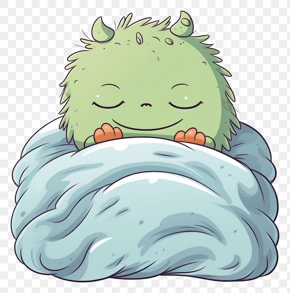 PNG Monster sleeping cartoon drawing | Premium PNG - rawpixel