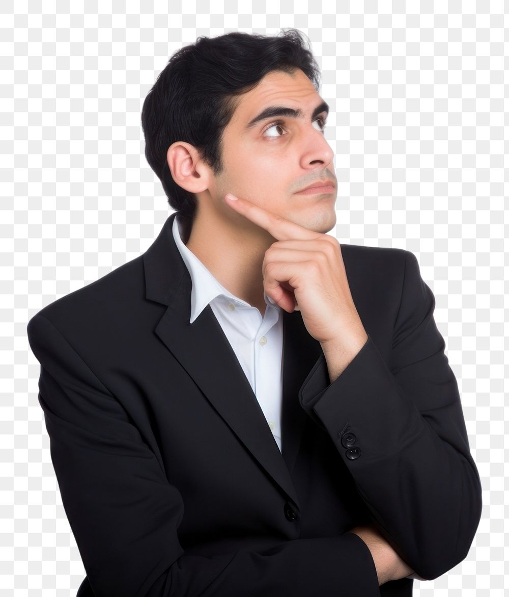 PNG Man thinking portrait adult | Premium PNG - rawpixel