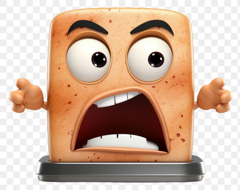 PNG Toaster cartoon face | Premium PNG - rawpixel
