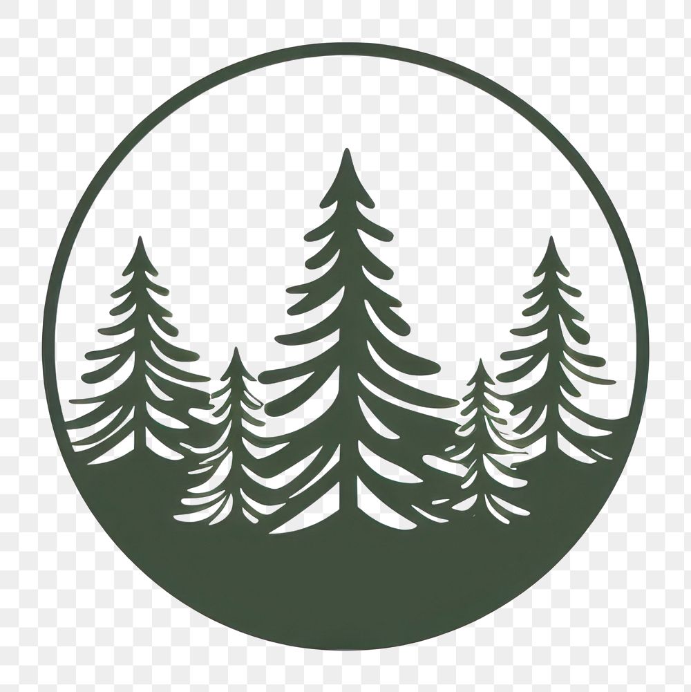 PNG forest logo circle plant | Premium PNG - rawpixel