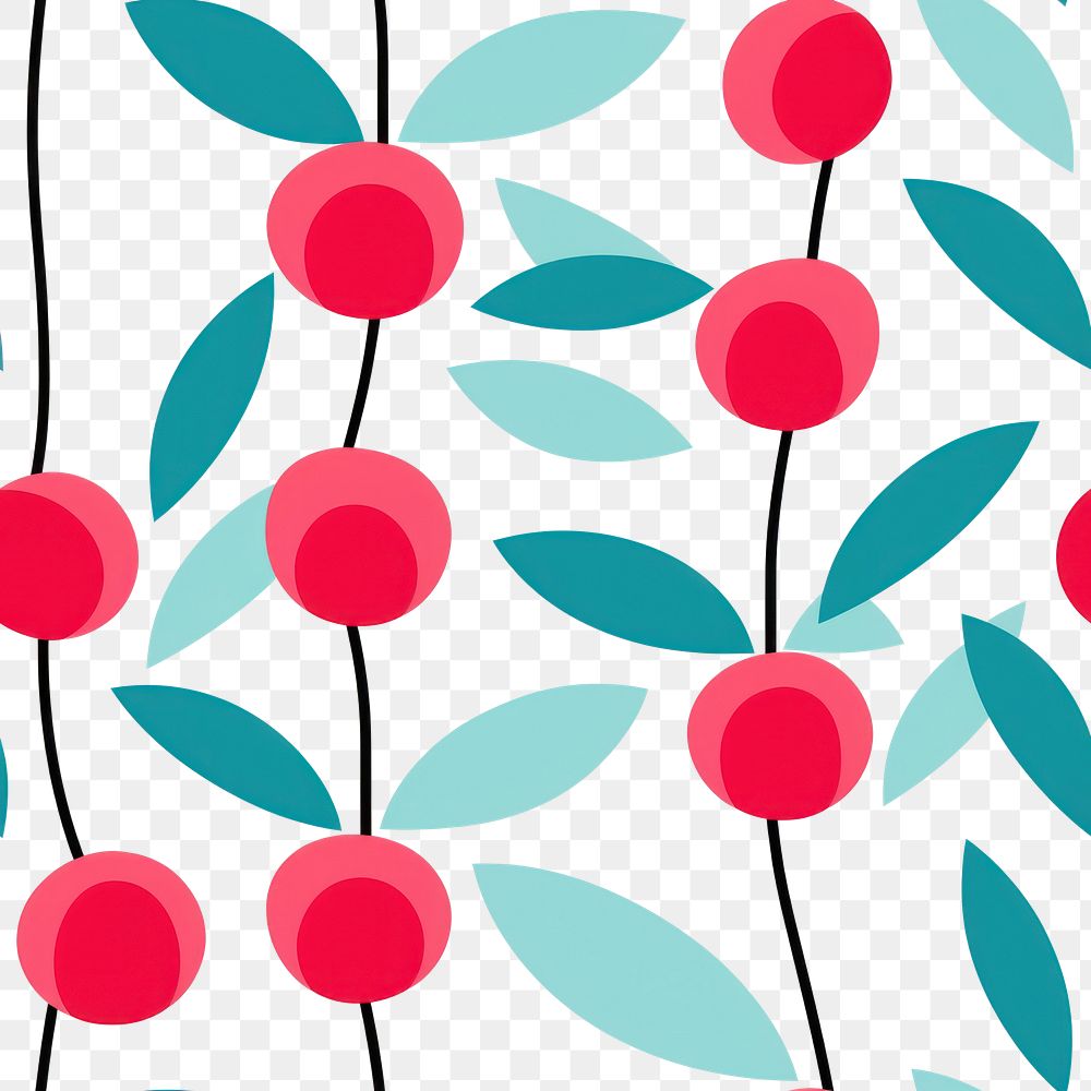 PNG Cherry pattern backgrounds abstract. | Premium PNG - rawpixel