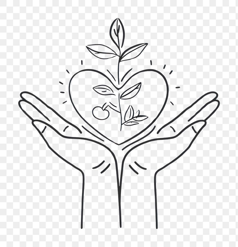 PNG Health illustrated drawing stencil. | Free PNG - rawpixel