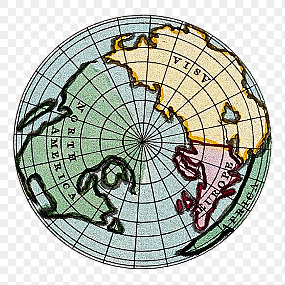 Globe ball world map png | Free PNG - rawpixel