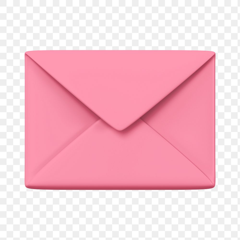 Pink envelope png clipart, | Premium PNG Sticker - rawpixel