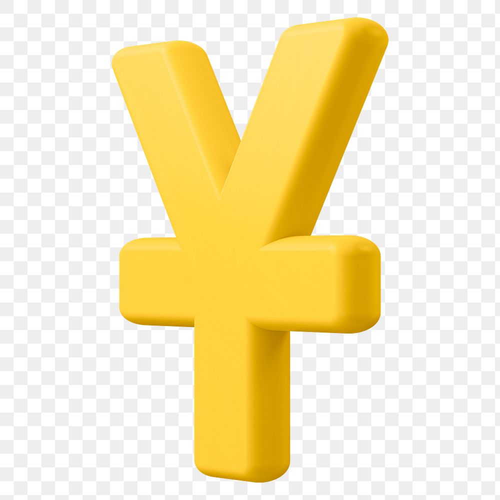 Chinese Yuan png sign clipart, | Premium PNG Sticker - rawpixel