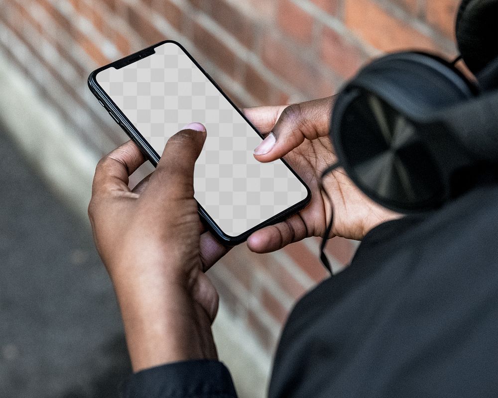 Mobile phone screen png mockup, | Free PNG - rawpixel