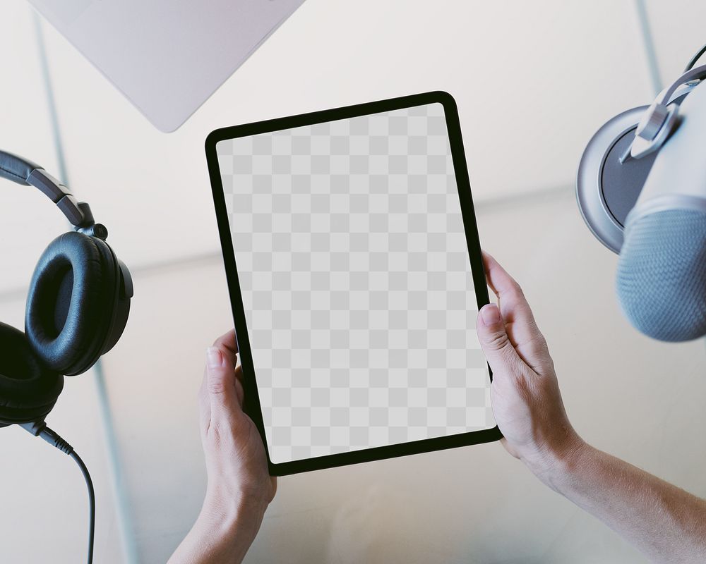 Tablet screen png mockup, digital | Free PNG - rawpixel