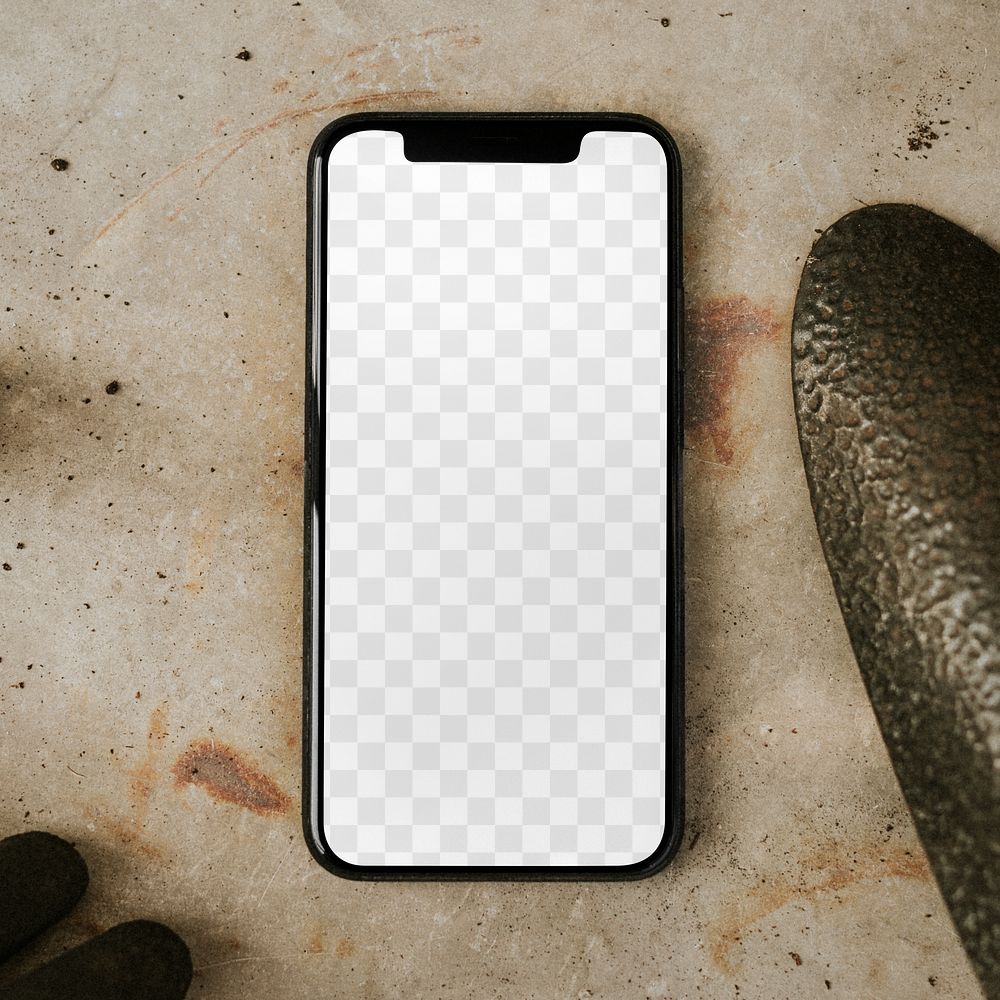 Png mobile phone screen mockup | Free PNG - rawpixel