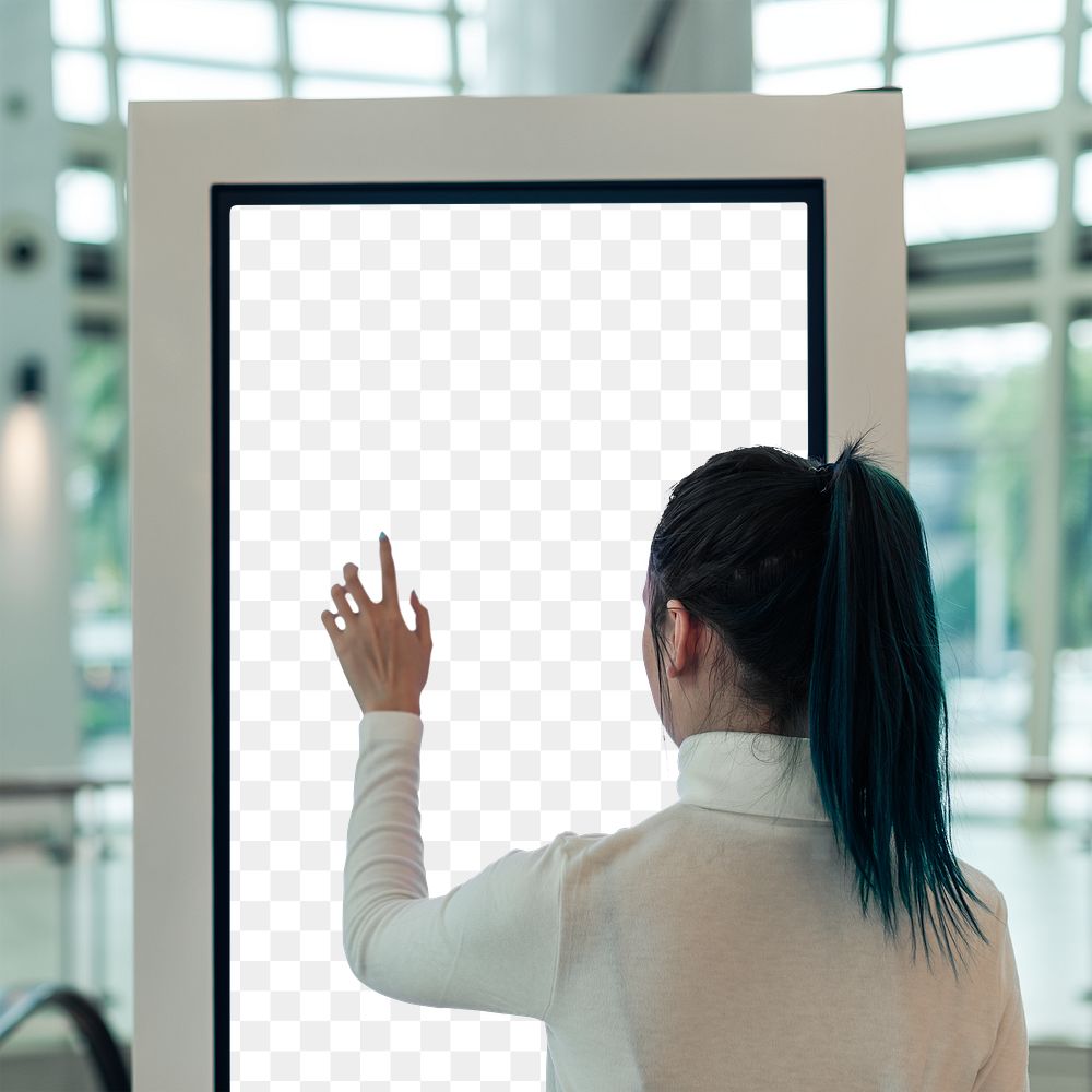 Transparent information screen mockup png | Free PNG - rawpixel