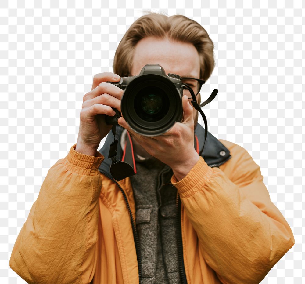 Photographer png mockup man taking | Premium PNG Sticker - rawpixel