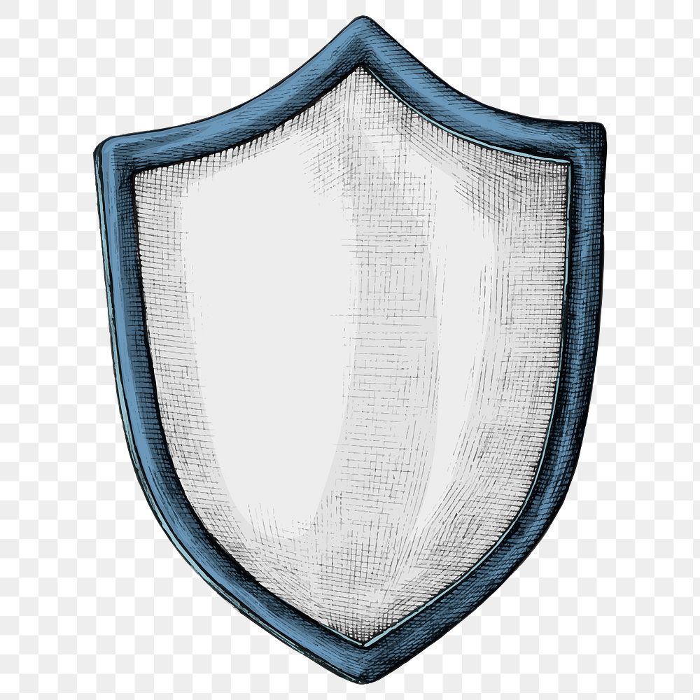 Cartoon shield png drawing clipart | Free PNG Sticker - rawpixel