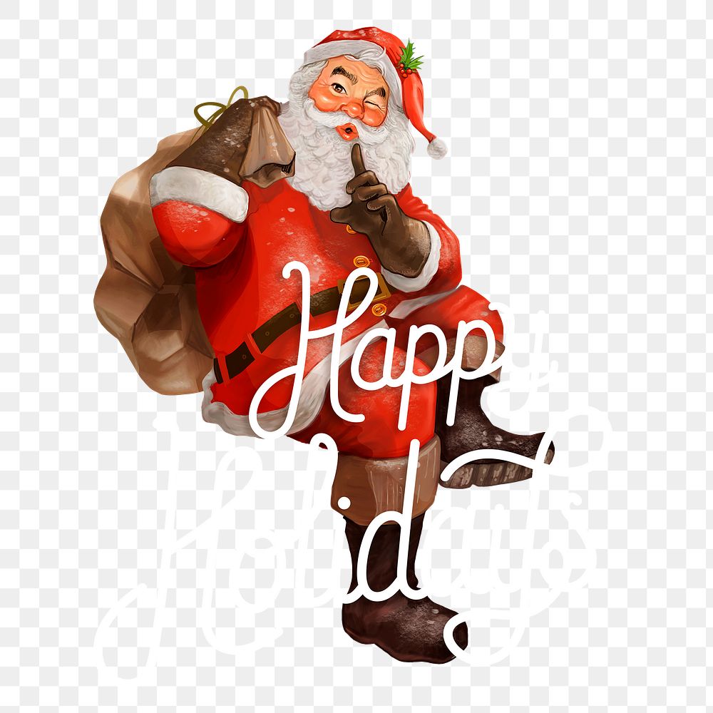 Christmas png sticker, Santa Claus | Premium PNG - rawpixel