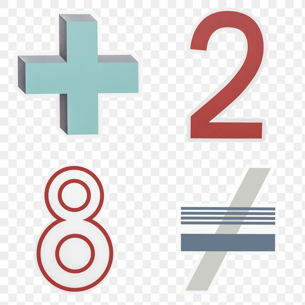 Mathematical signs and formula icons | Premium PNG - rawpixel