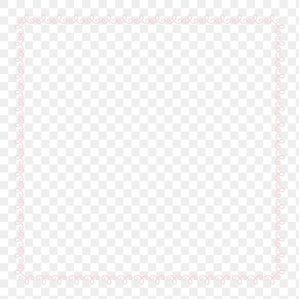 Pink ornamental frame design element | Free PNG - rawpixel