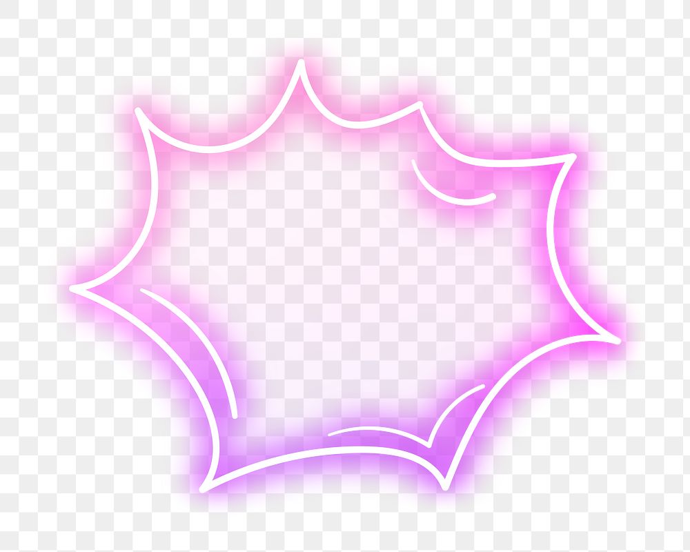 Purple explosion bubble design element | Premium PNG Sticker - rawpixel