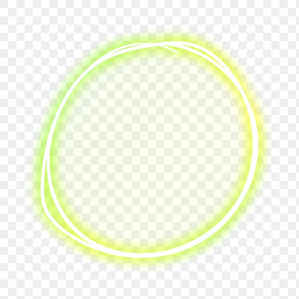 Glowing round neon design element | Free PNG Sticker - rawpixel