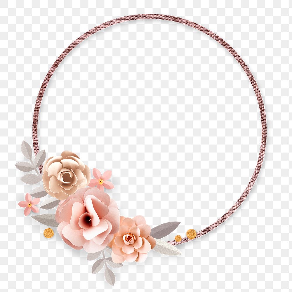 Round frame png paper craft | Premium PNG - rawpixel